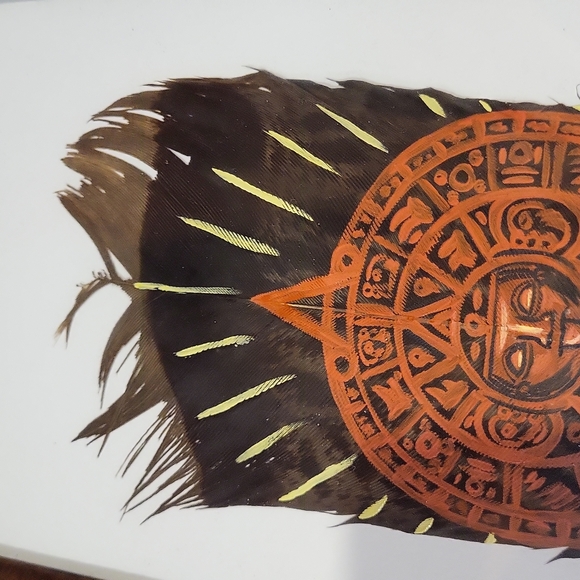BALAM | Art | Original Signed Mexican Art Oil Paint On Feather Balam ...